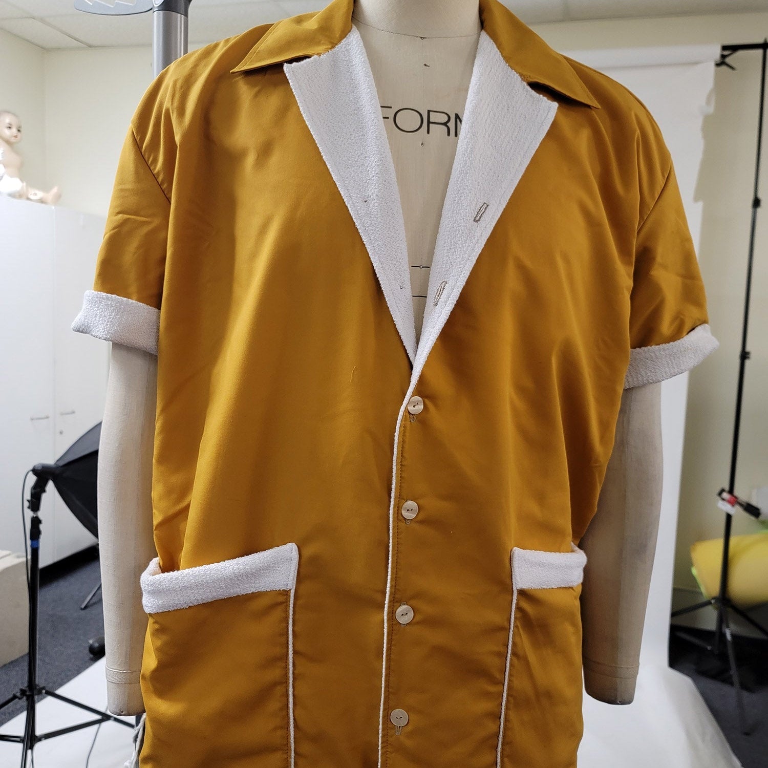 Goldfinger Terry Lined Cabana Set - Jacket & Shorts – Volcano Designs